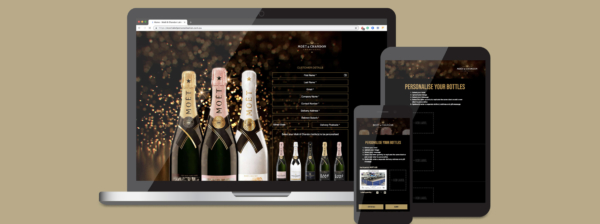 Moët & Chandon Label Personalisation - Liquid Communications
